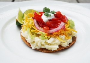 Potato Tostada - Every Kitchen Tells A Story